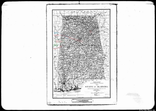Map Alabama map of Ranges and Townships Marked | Goyen Family Tree