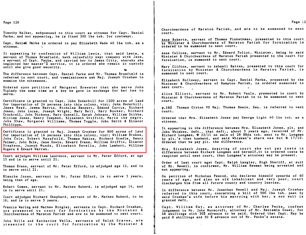 Virginia – York County – 1600s to early 1800s | Goyen Family Tree