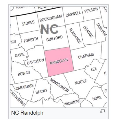 North Carolina – Randolph County | Goyen Family Tree